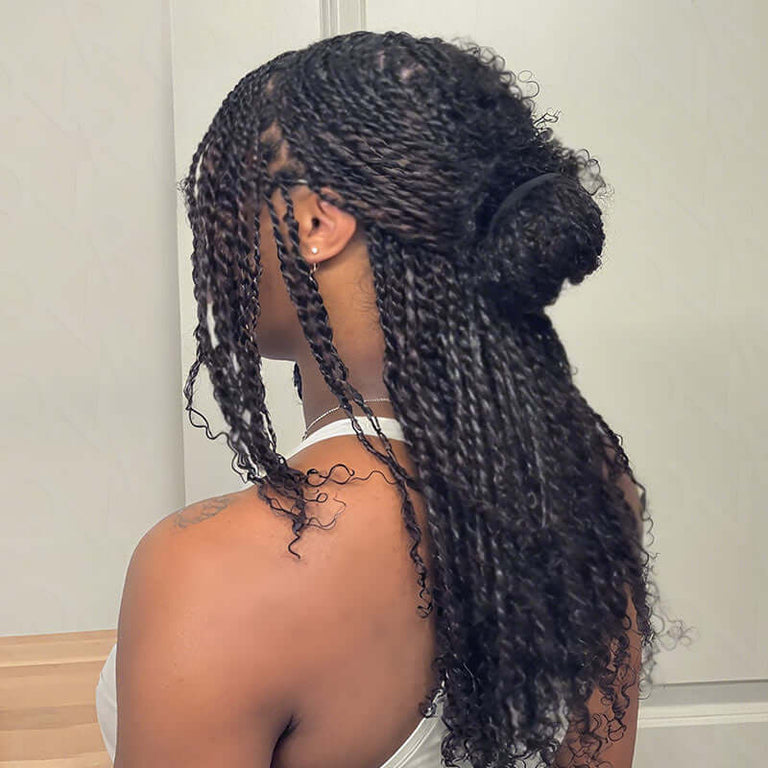 QVR Afro Kinky Human Hair Bulk Upgraded for Kinky Twists – QVR Hair