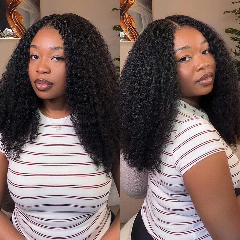 QVR Upgraded Feather Crochet Human Hair Tight Curly Hair – QVR Hair